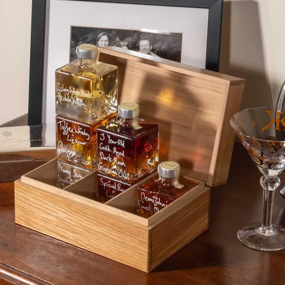 Whisky & Rum Gift Box – Demijohn - The Liquid Deli